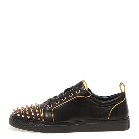 Jump | Shoes | Jump Newyork Zeek Black Gold Low Top Spike Sneaker ...